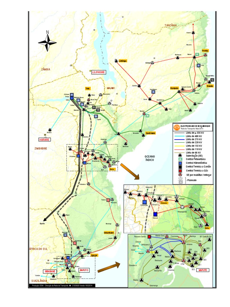 Mapa Da Rede de Transporte 2015 01 PDF | PDF