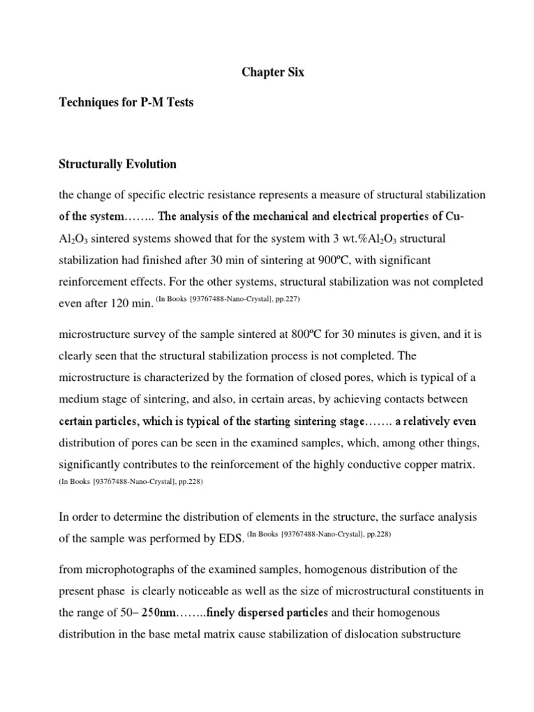 Cu-Al2O3 Sintering Techniques | PDF | Sintering | Microstructure