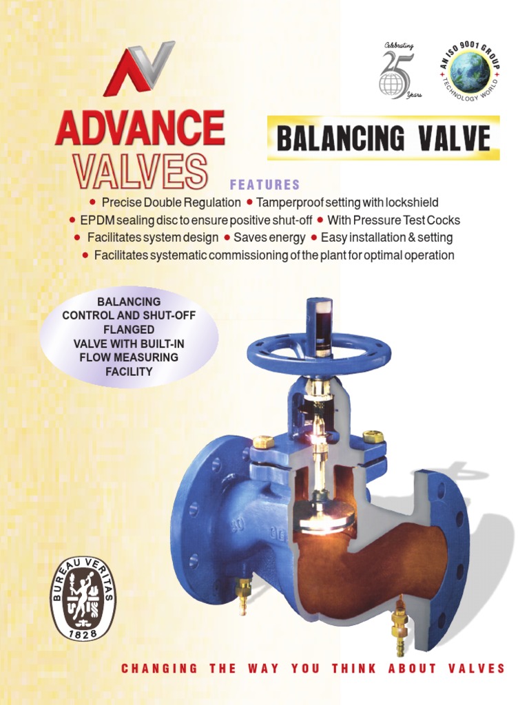 Balancing Valve PDF | PDF | Valve | Screw