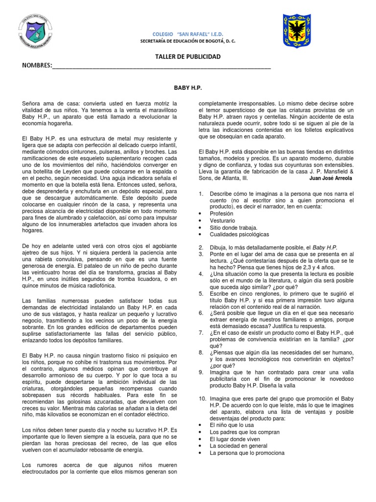 Baby H. P. | PDF | Publicidad | Science