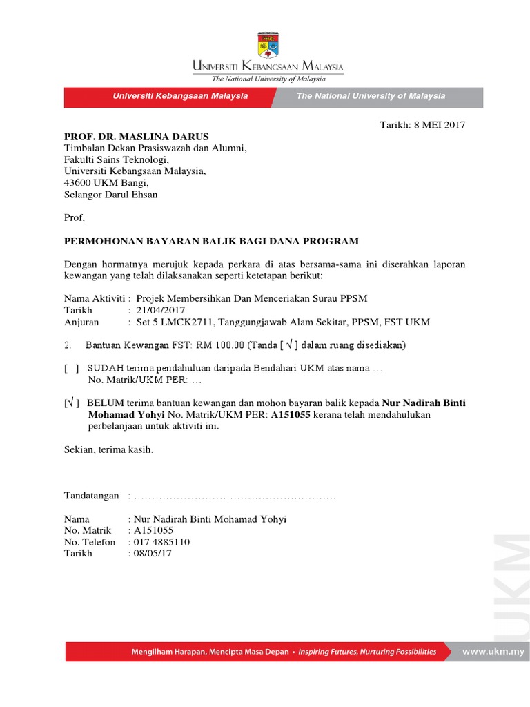 Surat Bayaran Balik | PDF