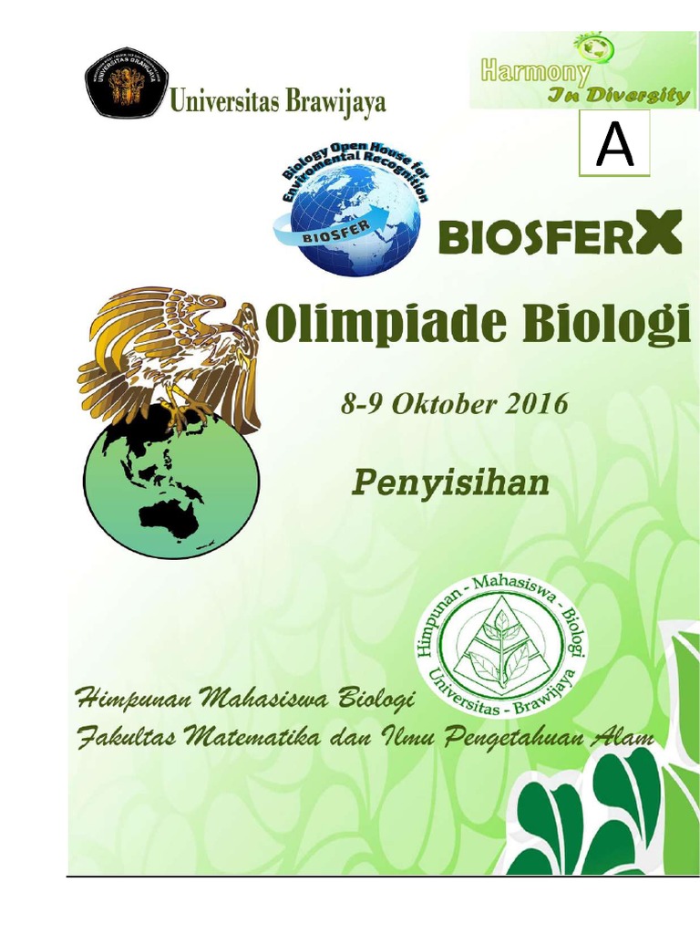 Soal Olimpiade Biologi Biosfer X | PDF | Histon | DNA