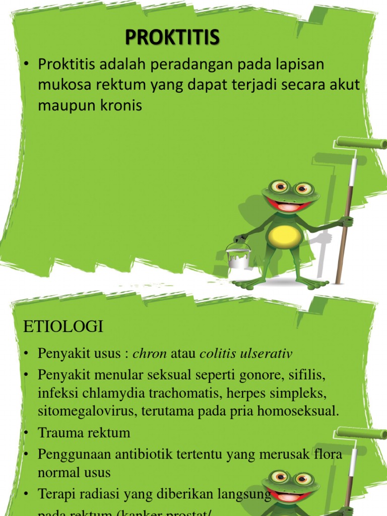 Proktitis: Penyebab, Gejala, dan Pengobatan | PDF