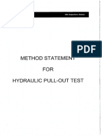 Method Statement For Pull Out Test | PDF | Screw | Calibration