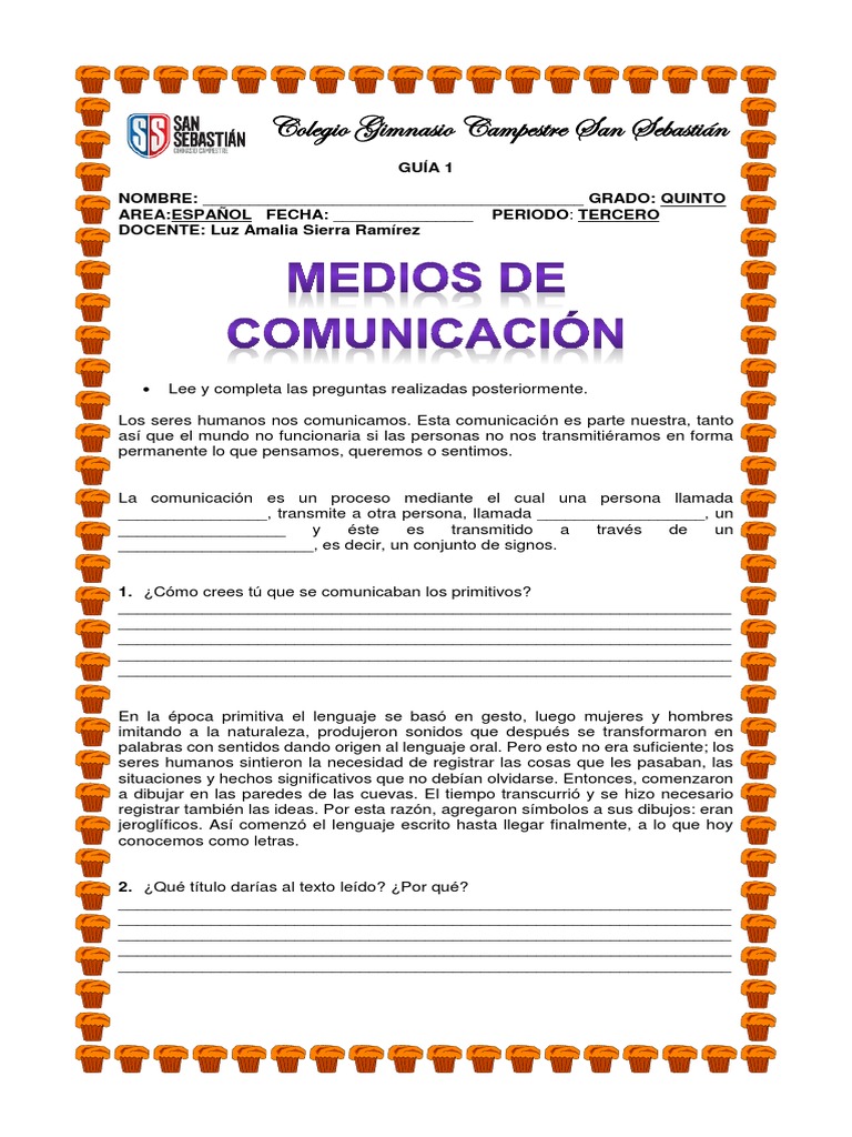 GUÍA DE MEDIOS DE COMUNICACIÓN