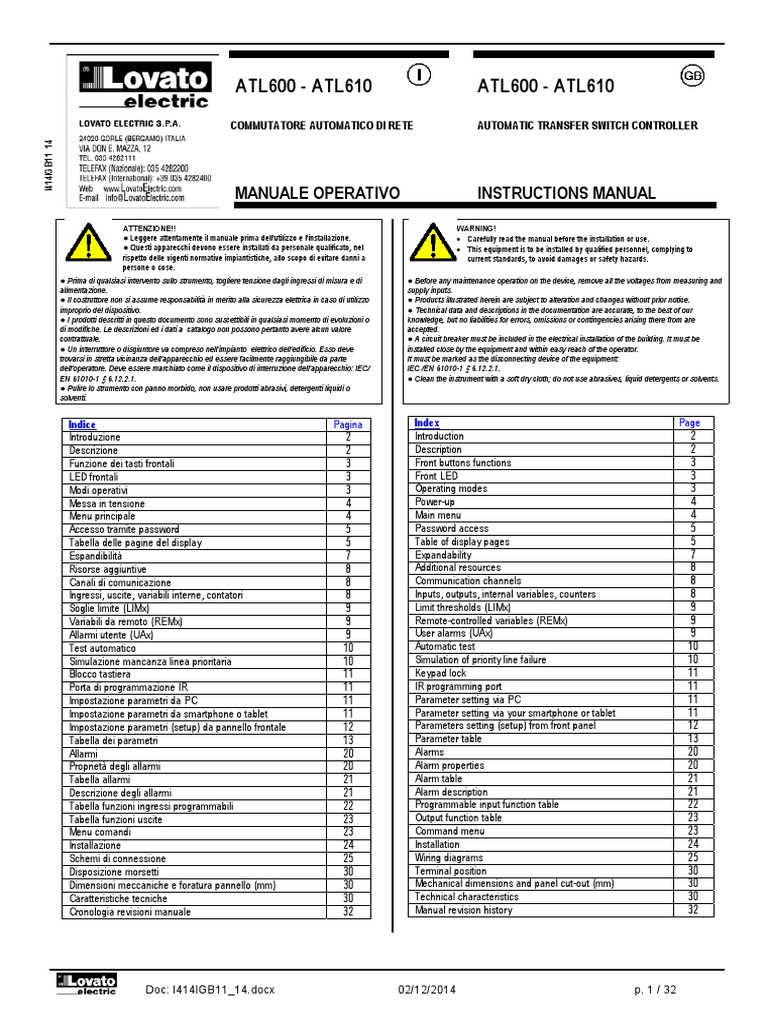 ATL600 Controller | PDF