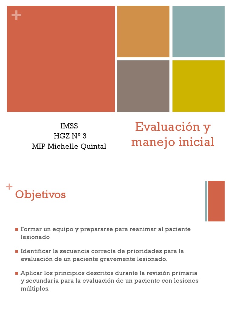 Manejo Inicial del Trauma en Pacientes | PDF | Reanimación ...