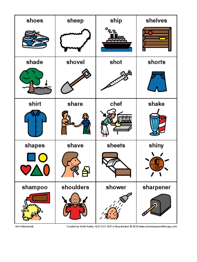 SH Initial Words | PDF