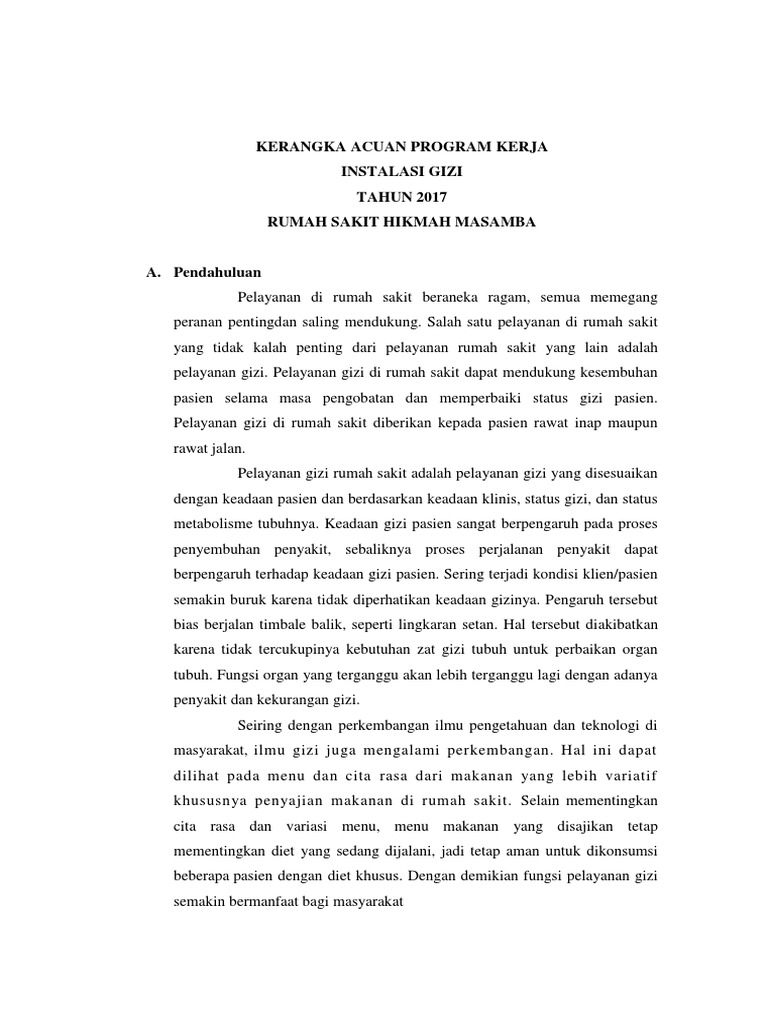 Contoh TOR | PDF