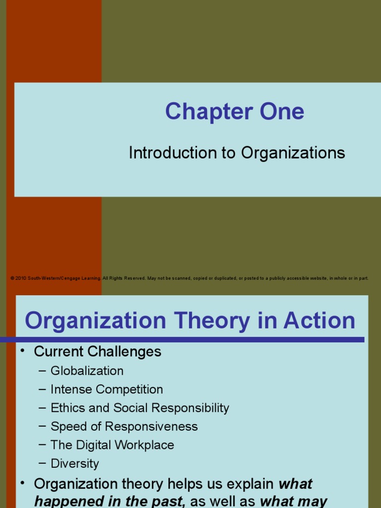 Daft Presentation 1 Organizations 3 | PDF | Emergence | Learning
