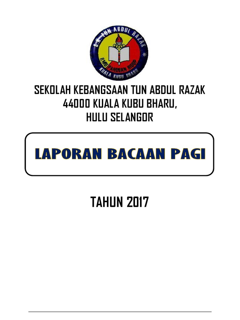 Laporan Bacaan Pagi Pdf