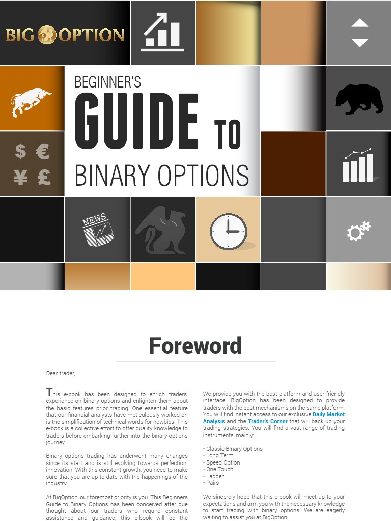 Beginners Guide To Binary Options PDF | PDF | Option (Finance) | Put Option