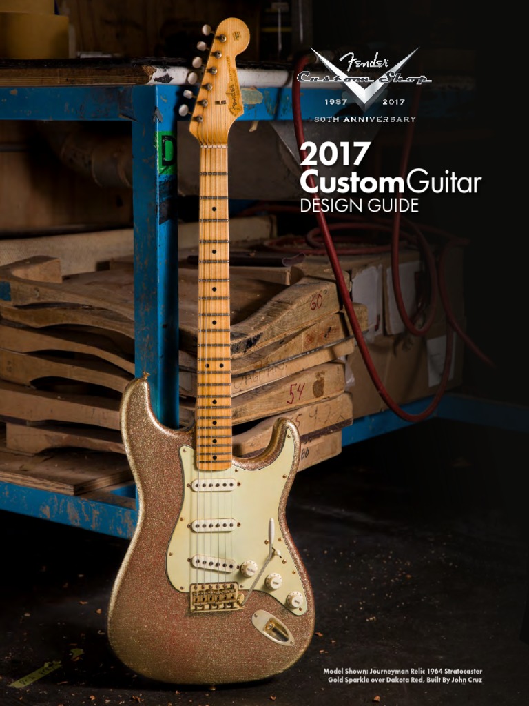 2017 Fender Custom Shop Design Guide Pdf Musical Instruments