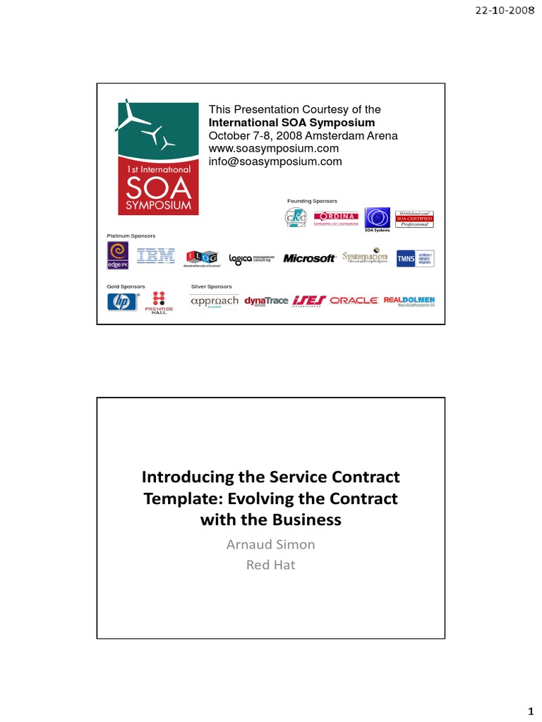 Service Contract Template Overview | PDF | Information | Digital Technology