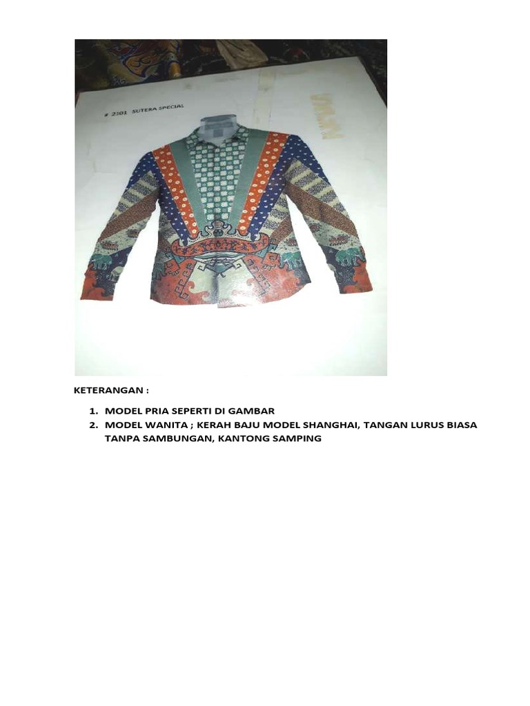 Model Batik | PDF