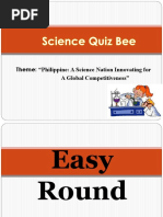Grade 4 SCIENCE QUIZ BEE QUESTIONNAIRE | PDF | Water | Soil