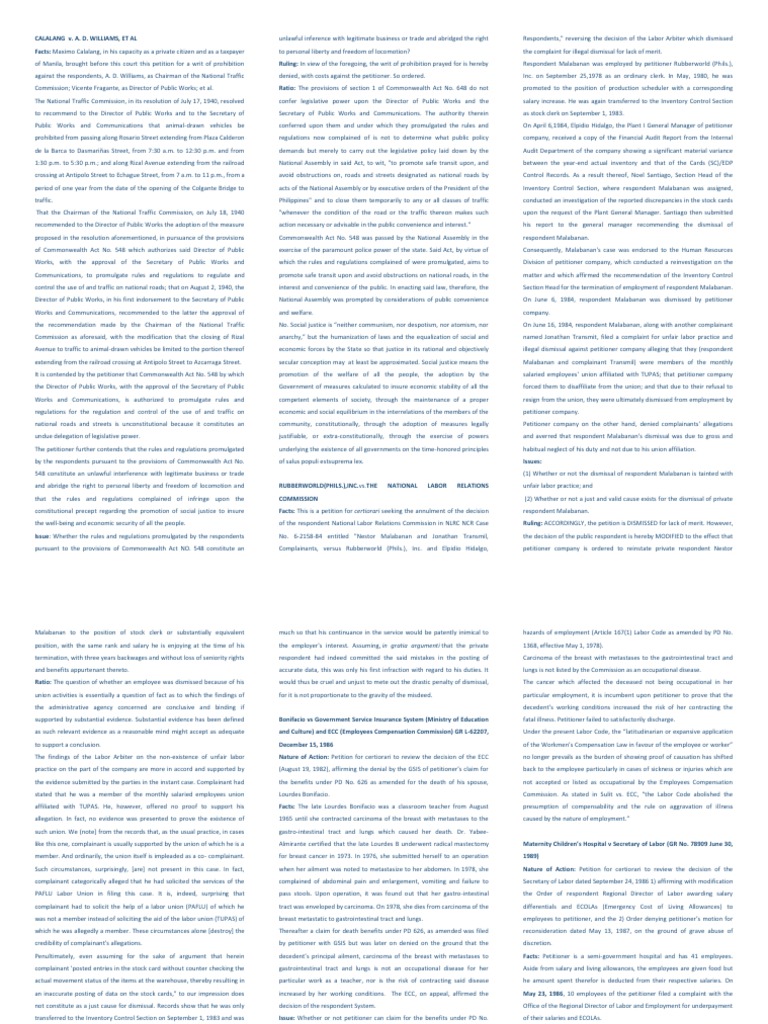 Labor | PDF | Law Of Agency | Employment