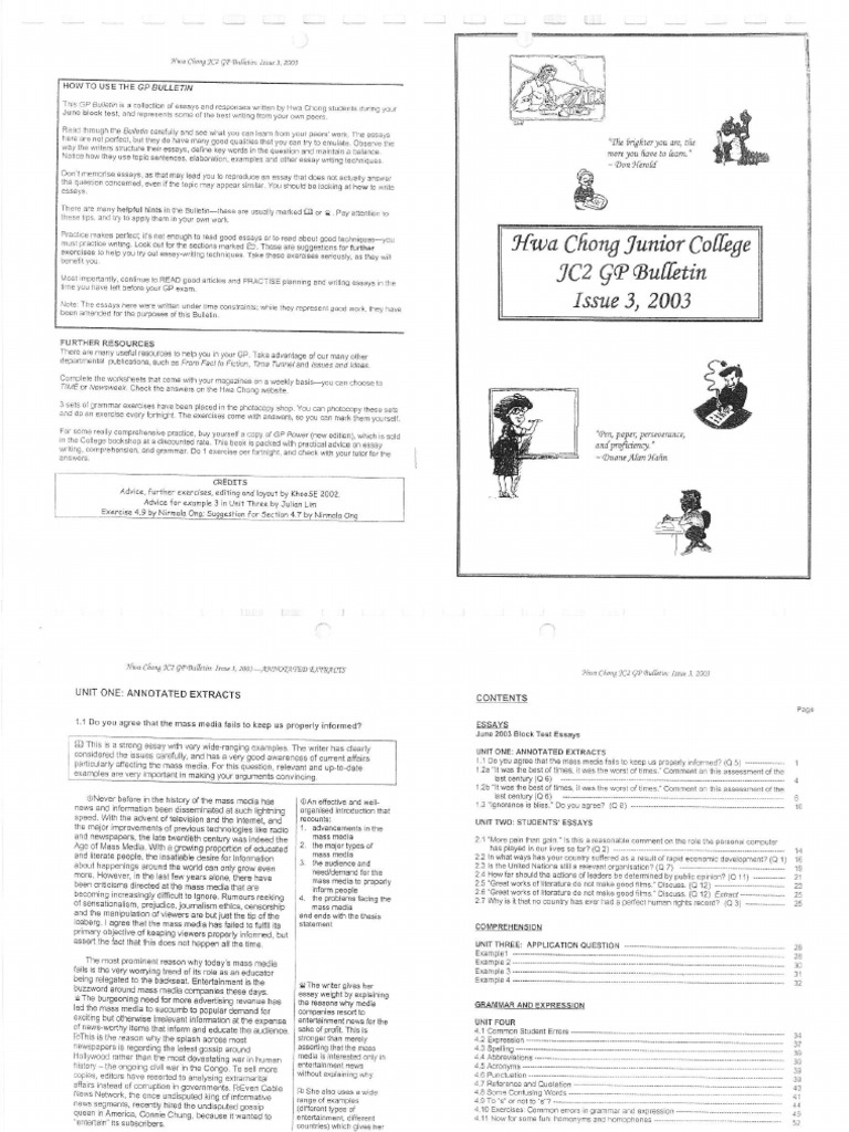 Hwa Chong JC Bull PDF | PDF | Nature | Nature