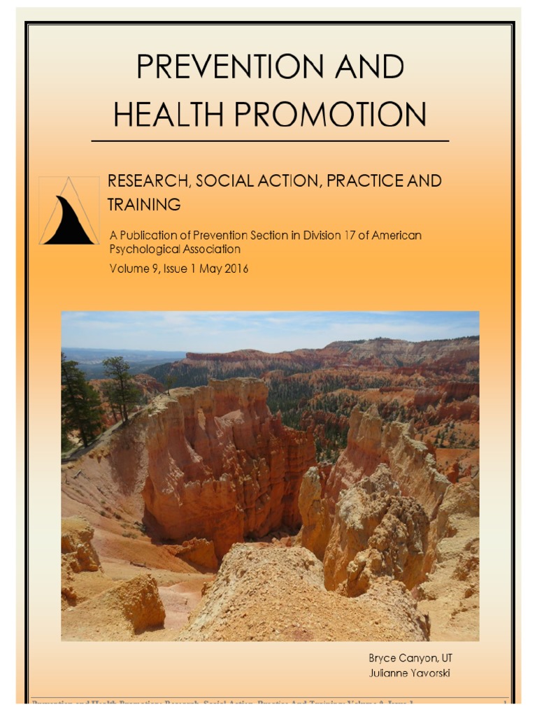 Prevention and Health Promotion Insights | PDF | Aggression ...