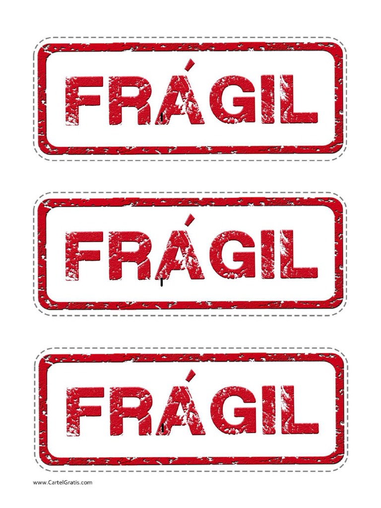 Etiquetas-Frágil para Imprimir | PDF