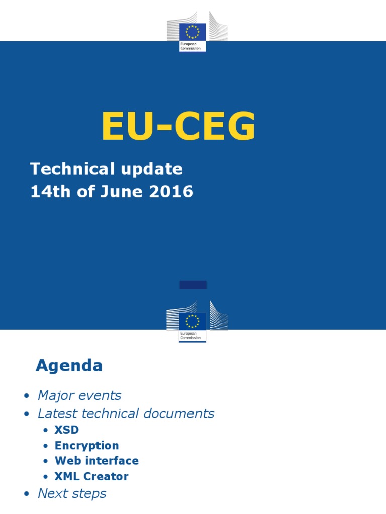 EU-CEG Technical Update | PDF | Public Key Cryptography | Encryption