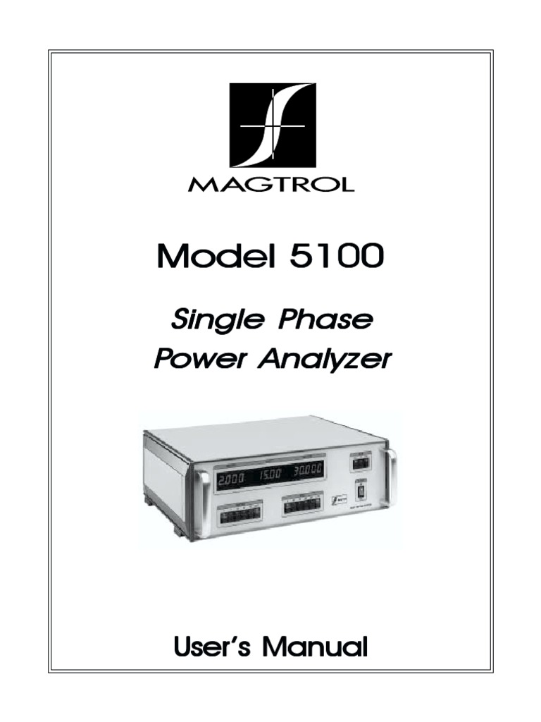 5100 Manual | PDF | Amplifier | Electrical Connector