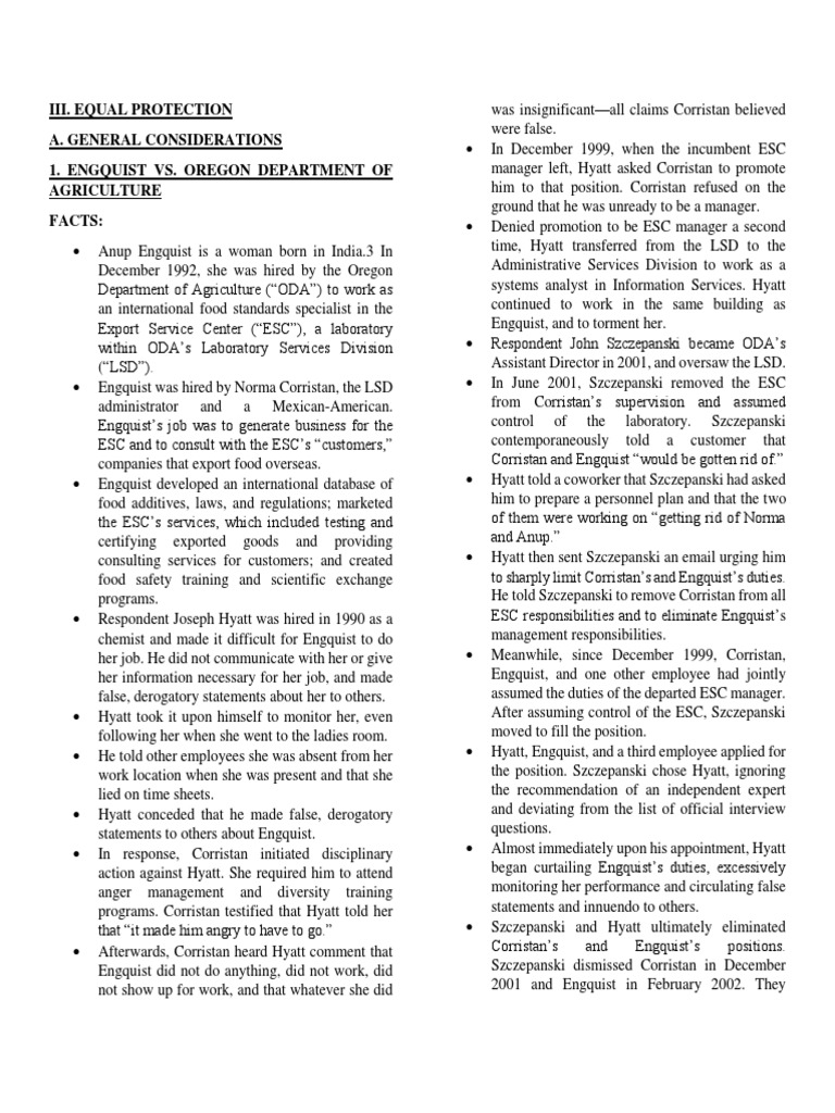 Equal Pro | PDF | Equal Protection Clause | Fourteenth Amendment To The ...