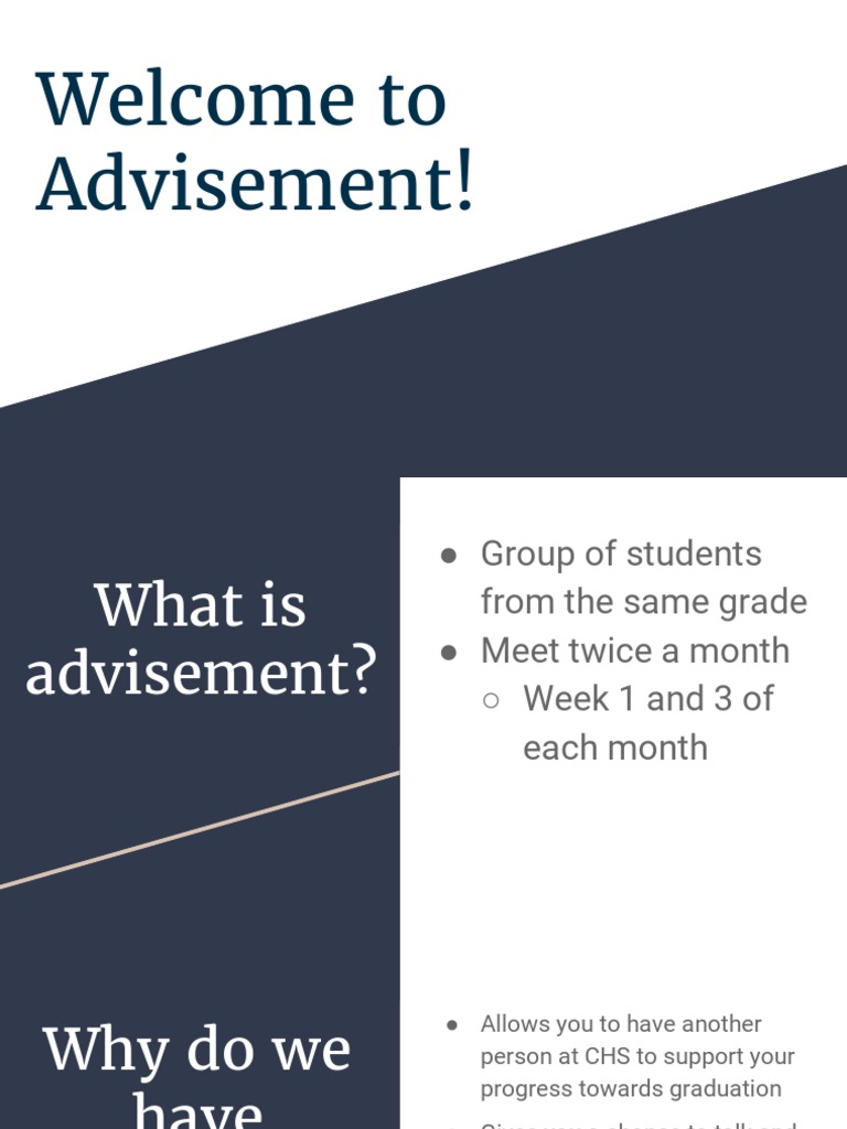 16 August What Is Advisement 9 10 - 1 | PDF