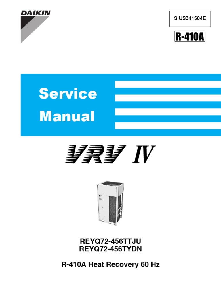 SM VRV IV HR VRV 4 Daikin | PDF | Hvac | Electrical Wiring