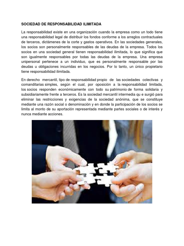 Sociedad de Responsabilidad Ilimitada | PDF | Capitalismo | marxismo