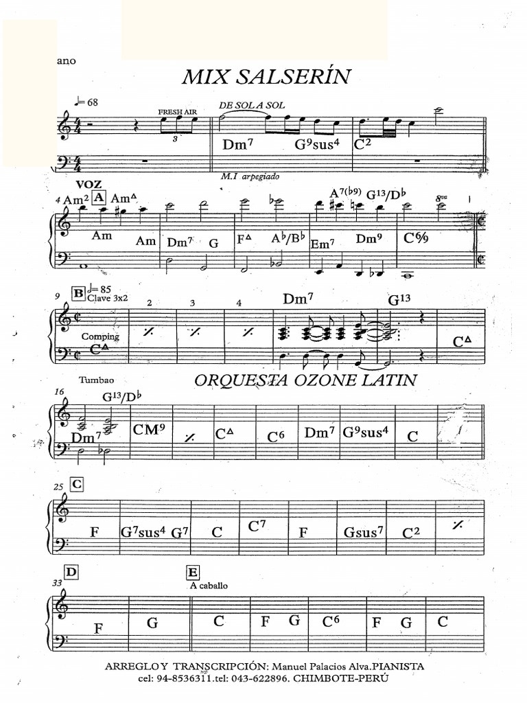 Mix Salserin Gran Orquesta Internacional | PDF