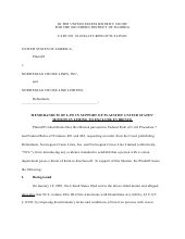 Memorandum of Law in Support of Plaintiff United States' Motion in ...