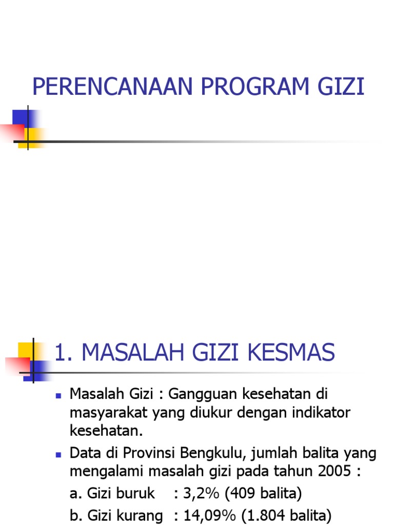 Perencanaan Program Gizi | PDF