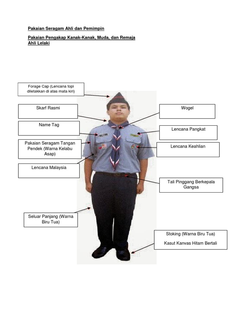 Pakaian Seragam Ahli Pengakap Dan Pemimpin | PDF