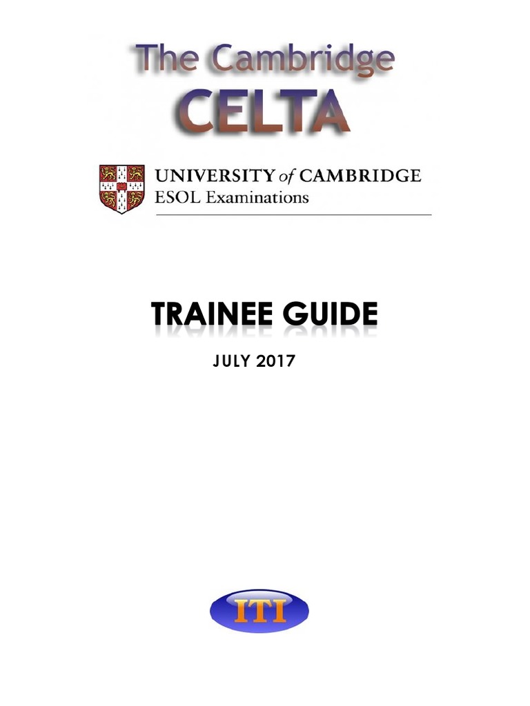 Trainee Handbook | PDF | English As A Second Or Foreign Language ...