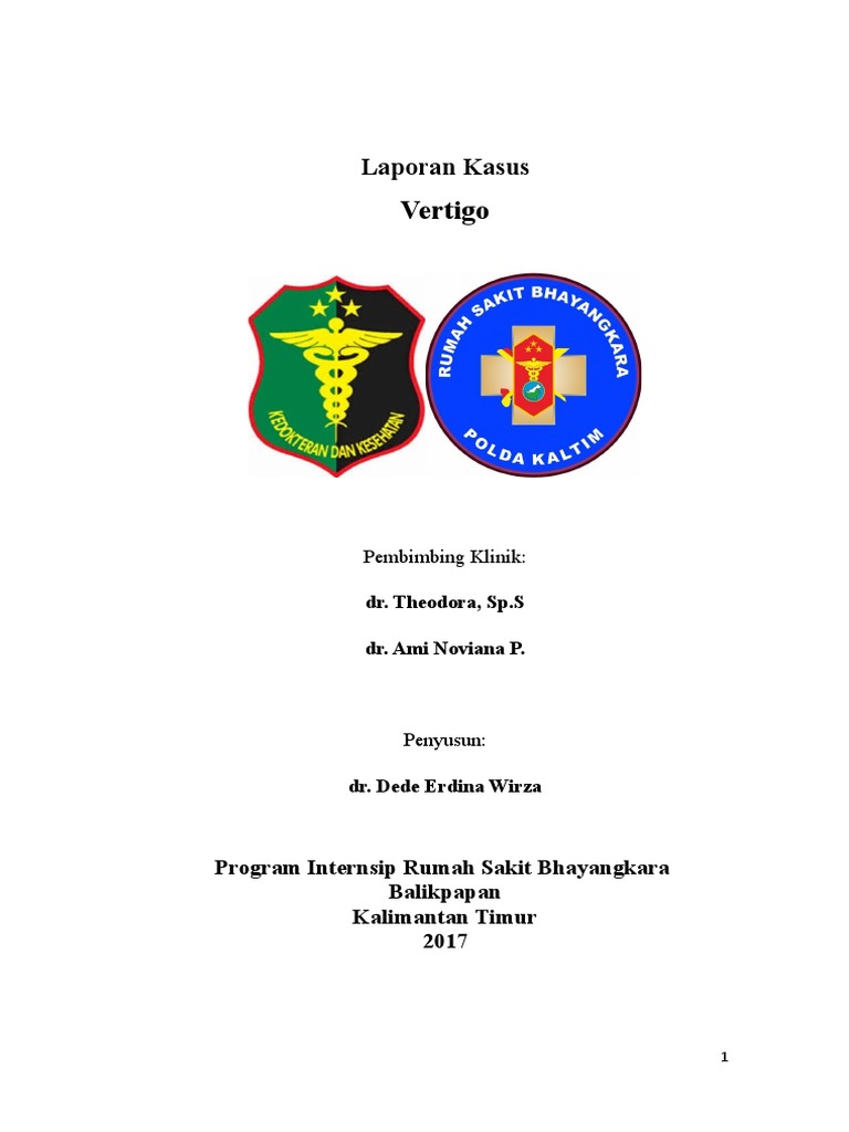 Laporan Kasus Vertigo | PDF