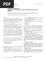 Saybolt Color of Petroleum Products (Saybolt Chromometer Method) | PDF ...