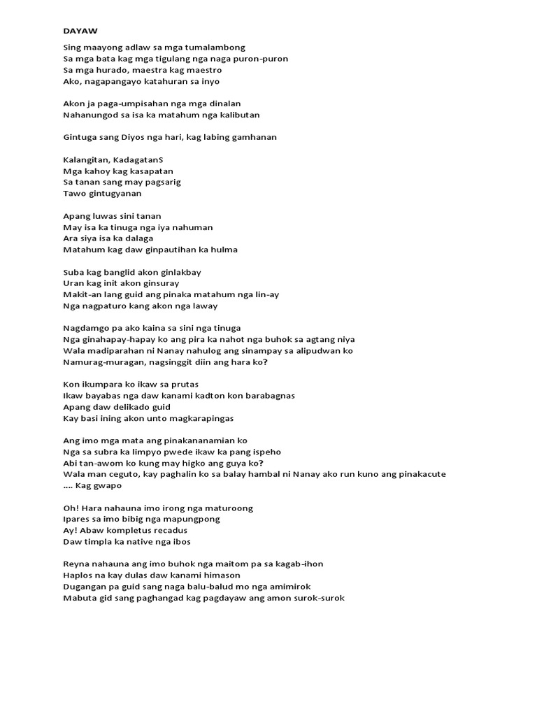 DAYAW | PDF