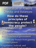 Checks and Balances Chart | PDF | Separation Of Powers Under The United ...