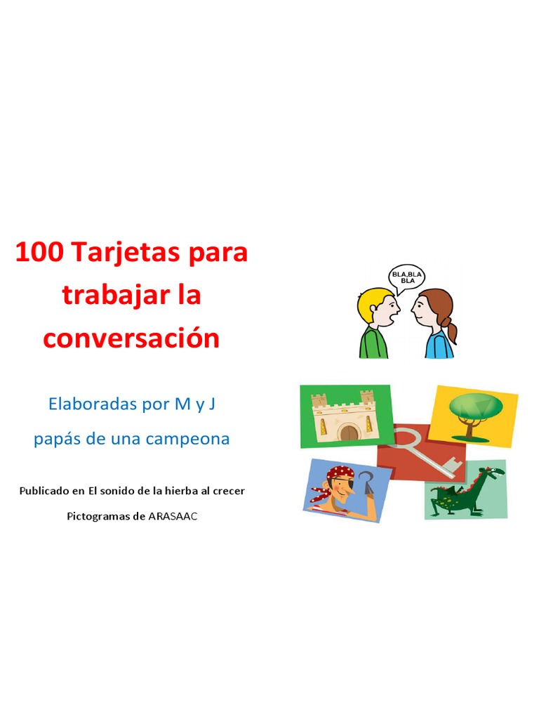100 Tarjetas para Trabajar La Conversación PDF | PDF | Ocio