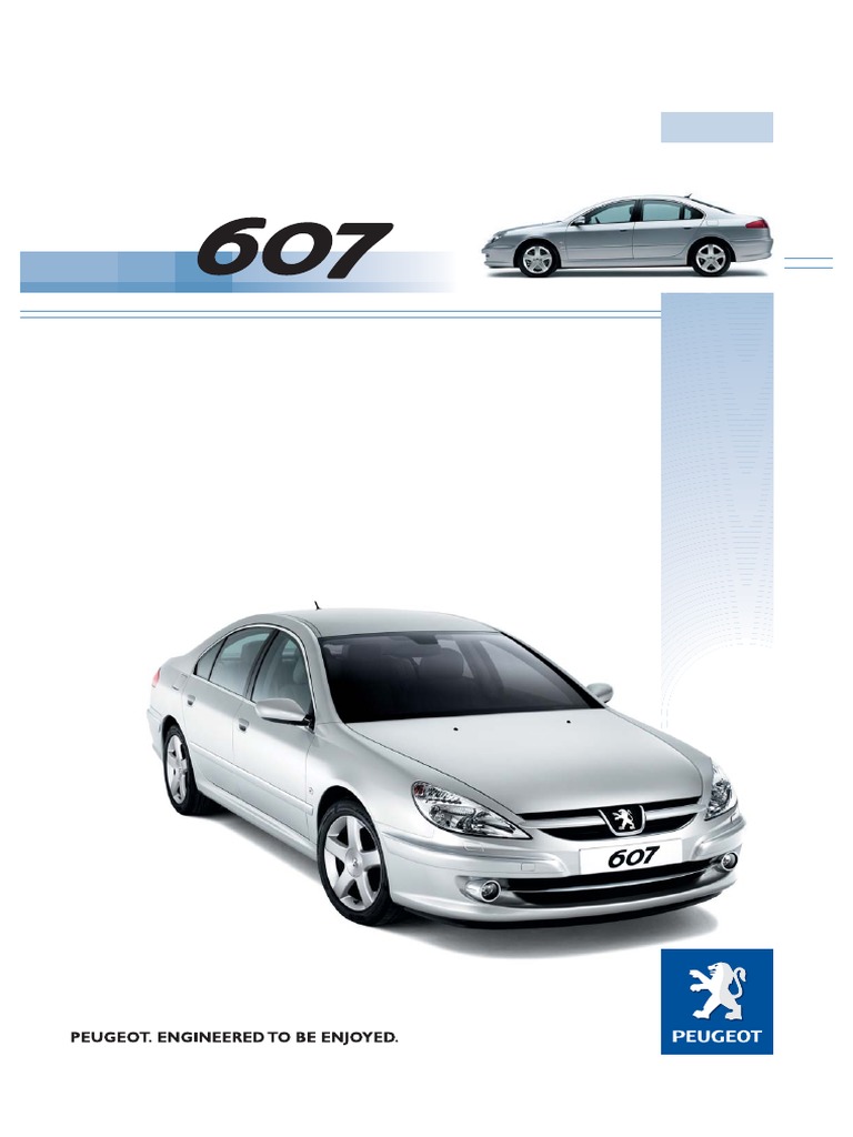 Peugeot 607 Brochure | PDF