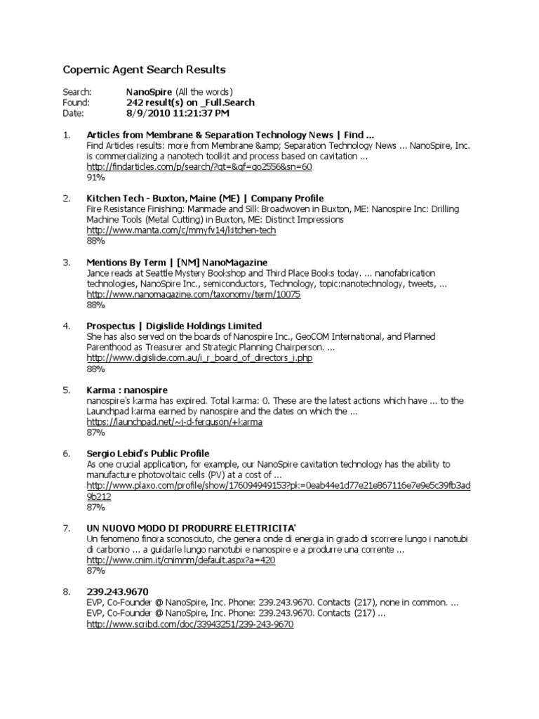 Nano Spire | PDF | Nanotechnology | Science And Technology