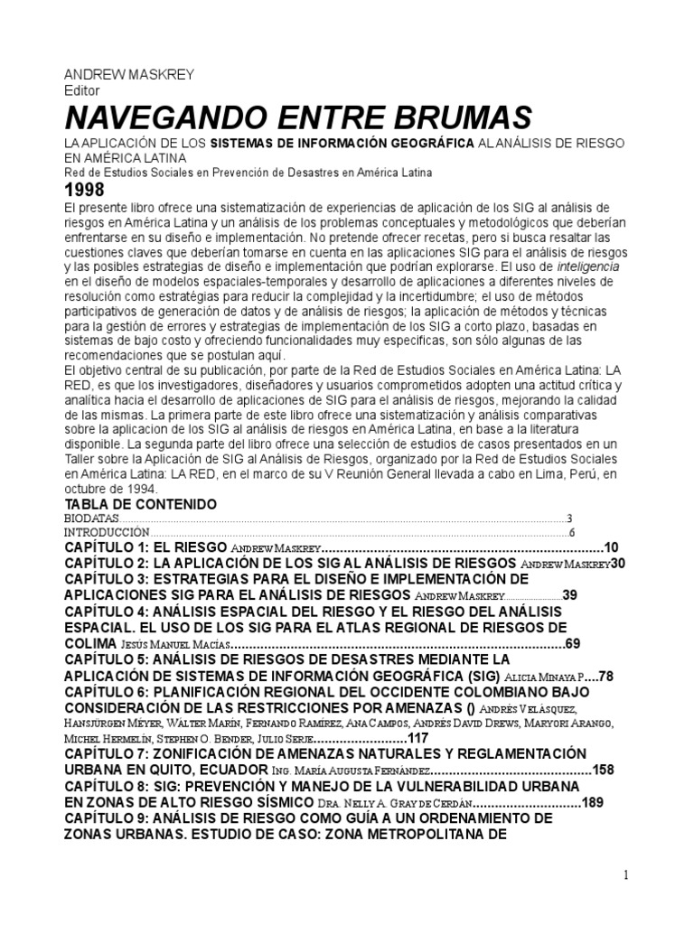 Navegando Entre Brumas | PDF | Sistema de información geográfica ...