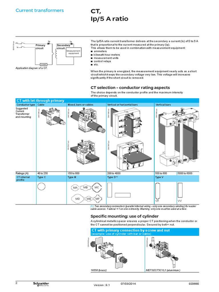 Current Transformer PDF | PDF