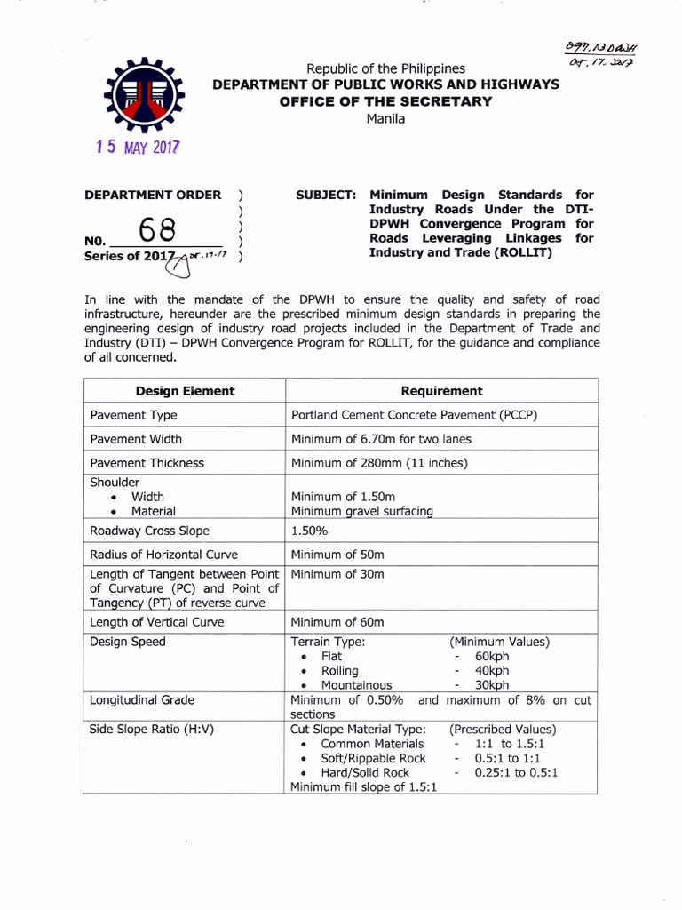 Dpwh Highway Safety Design Standards Manual - targetlasopa