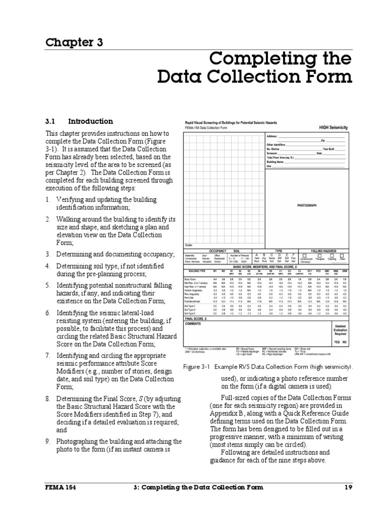 Fema 154 10 Chapter3 | PDF | Framing (Construction) | Wall