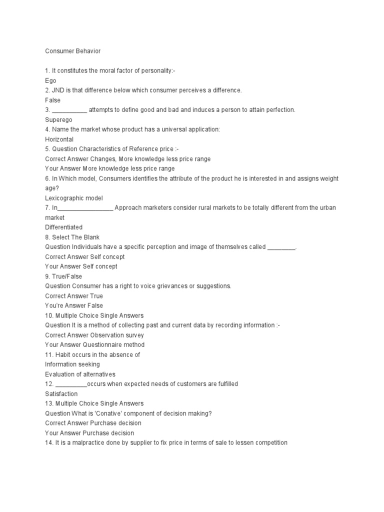 Consumer Behavior Bible | PDF | Consumer Behaviour | Classical Conditioning