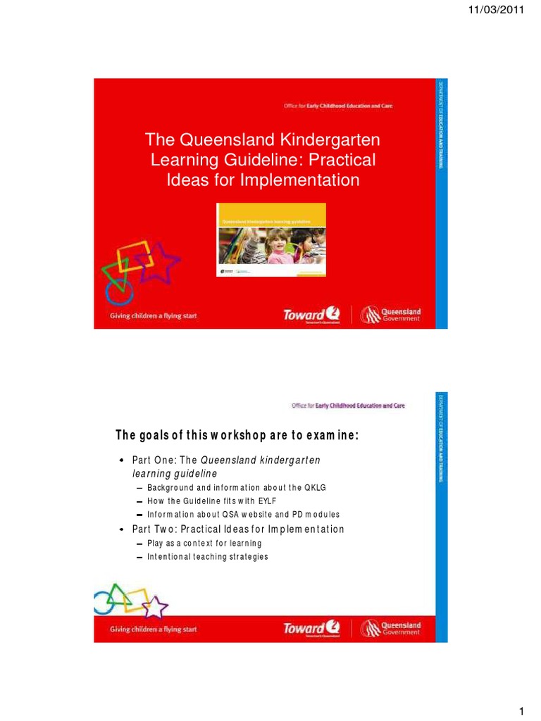QKLG Implementation Strategies Guide | PDF | Curriculum | Kindergarten