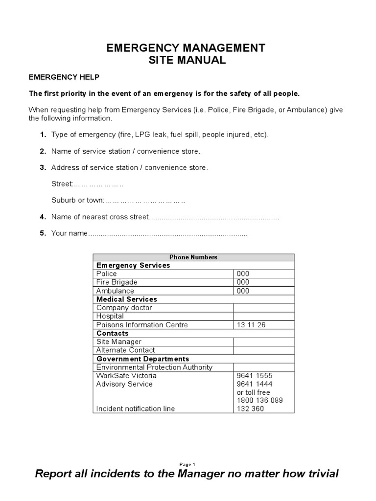 Emergency Procedures Flip Chart Guide | PDF | Emergency | First Aid
