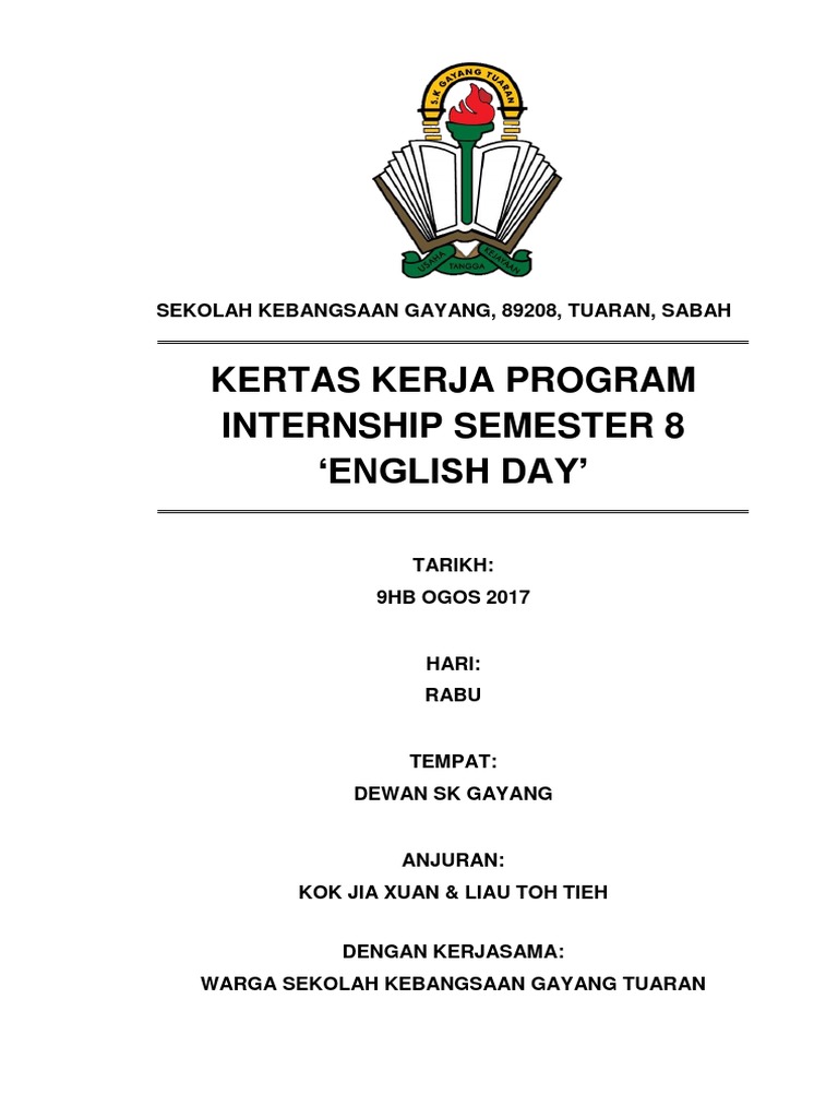 Kertas Kerja English Day | PDF